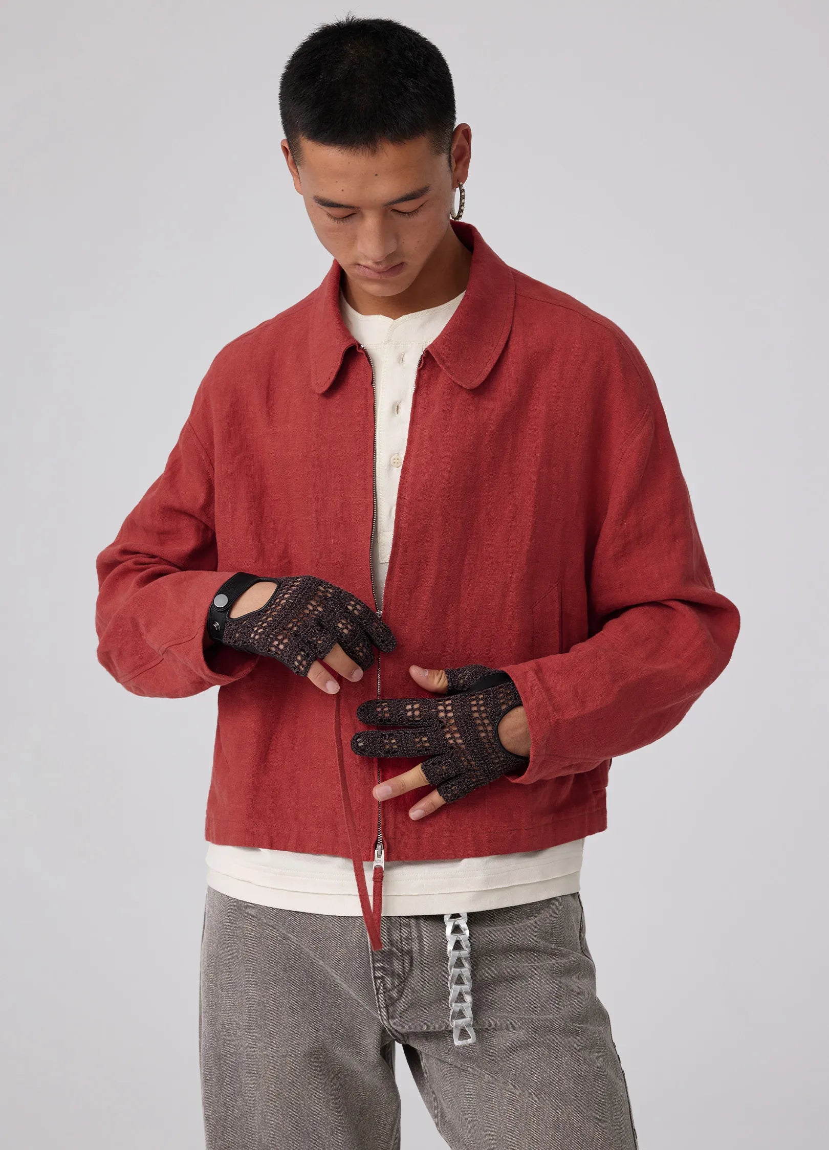 Linen Work Jacket – VERSEAS