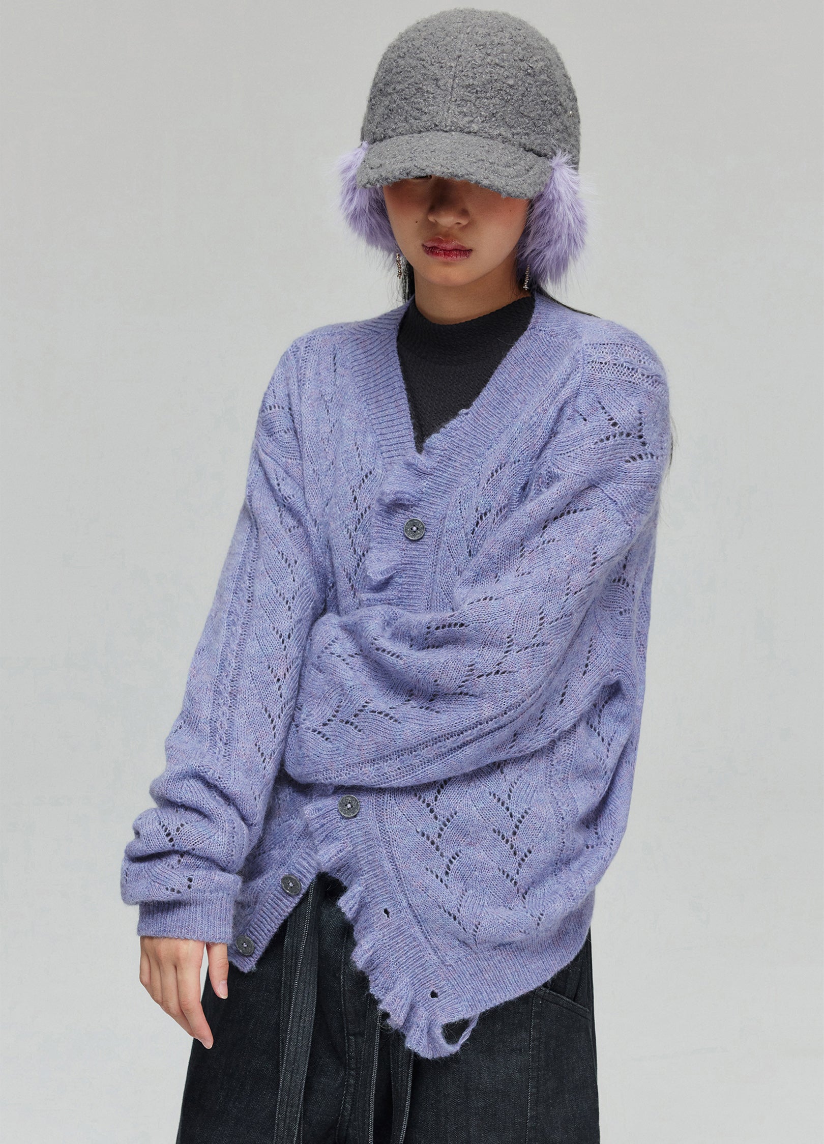 Swirl Wool Cardigan – VERSEAS